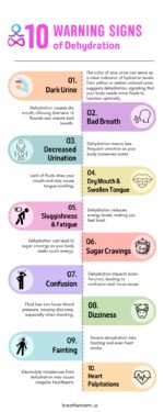 10 Warning Signs of Dehydration - Breathe Miami